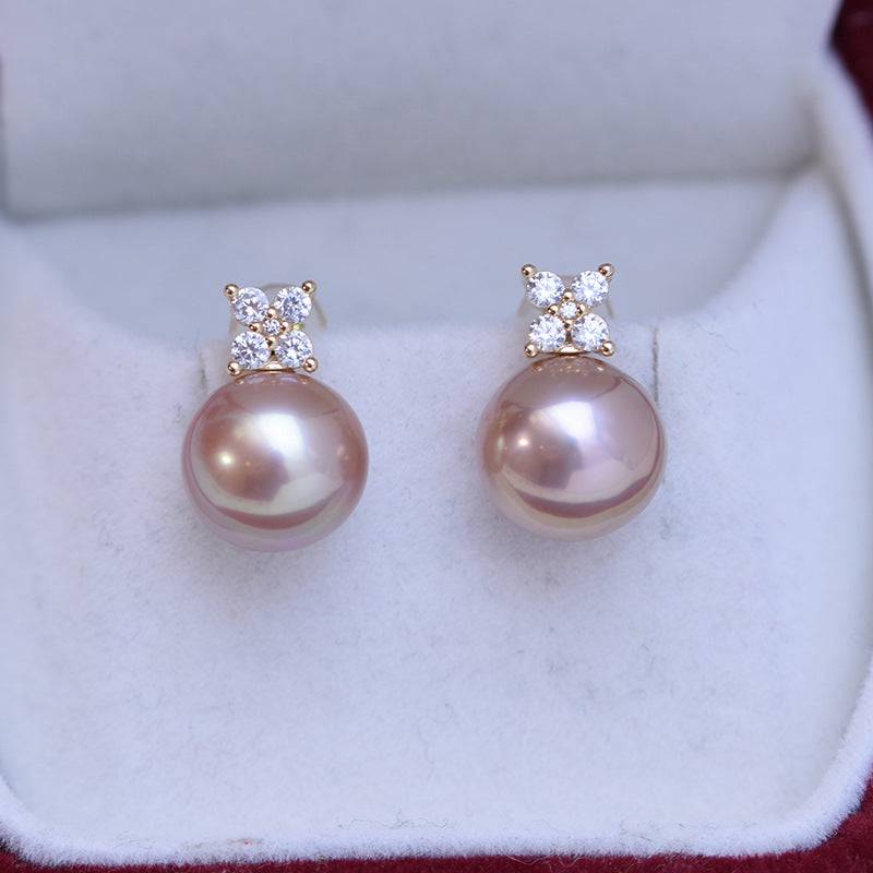 earrings-10-11mm-freshwater-pearl-shiny-earrings-house-of-pearls-jt ...