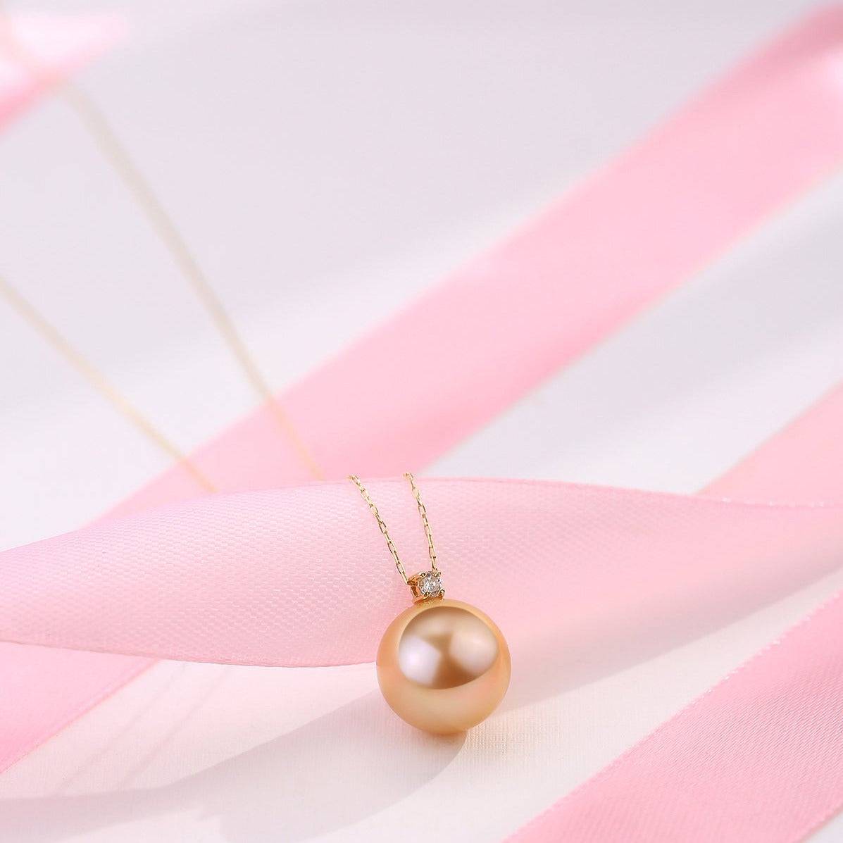 Golden South Sea Pearl & Sasha Pendant | House Of Pearls