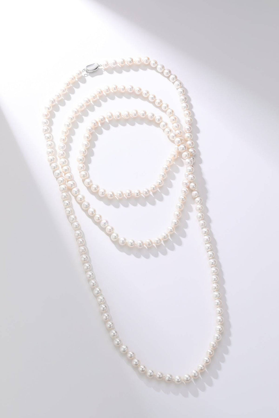 52-inch White Freshwater Pearl Rope Strand - AAA Grade | House Of Pearls