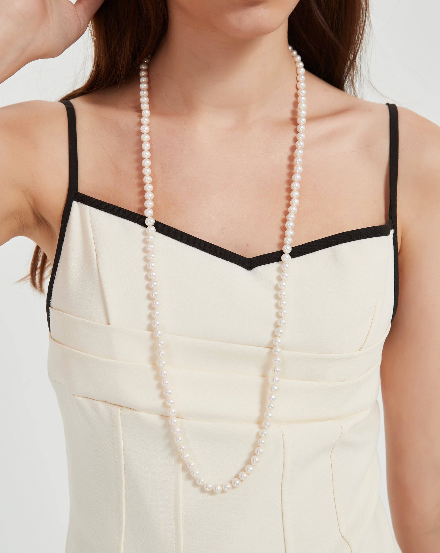 35-inch White Freshwater Pearl Strand - AAA Grade | House Of Pearls