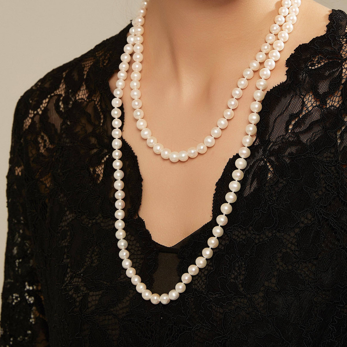 52-inch White Freshwater Pearl Rope Strand - AAA Grade | House Of Pearls