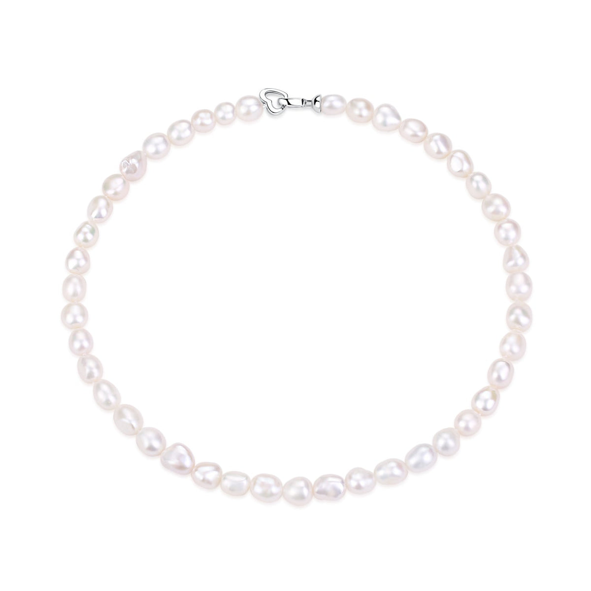 9-10mm White Baroque Pearl Necklace - Premium Necklaces | House Of ...