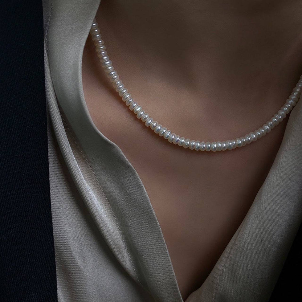 White Rice Freshwater Pearls Necklace (Purchase Individually) | House ...