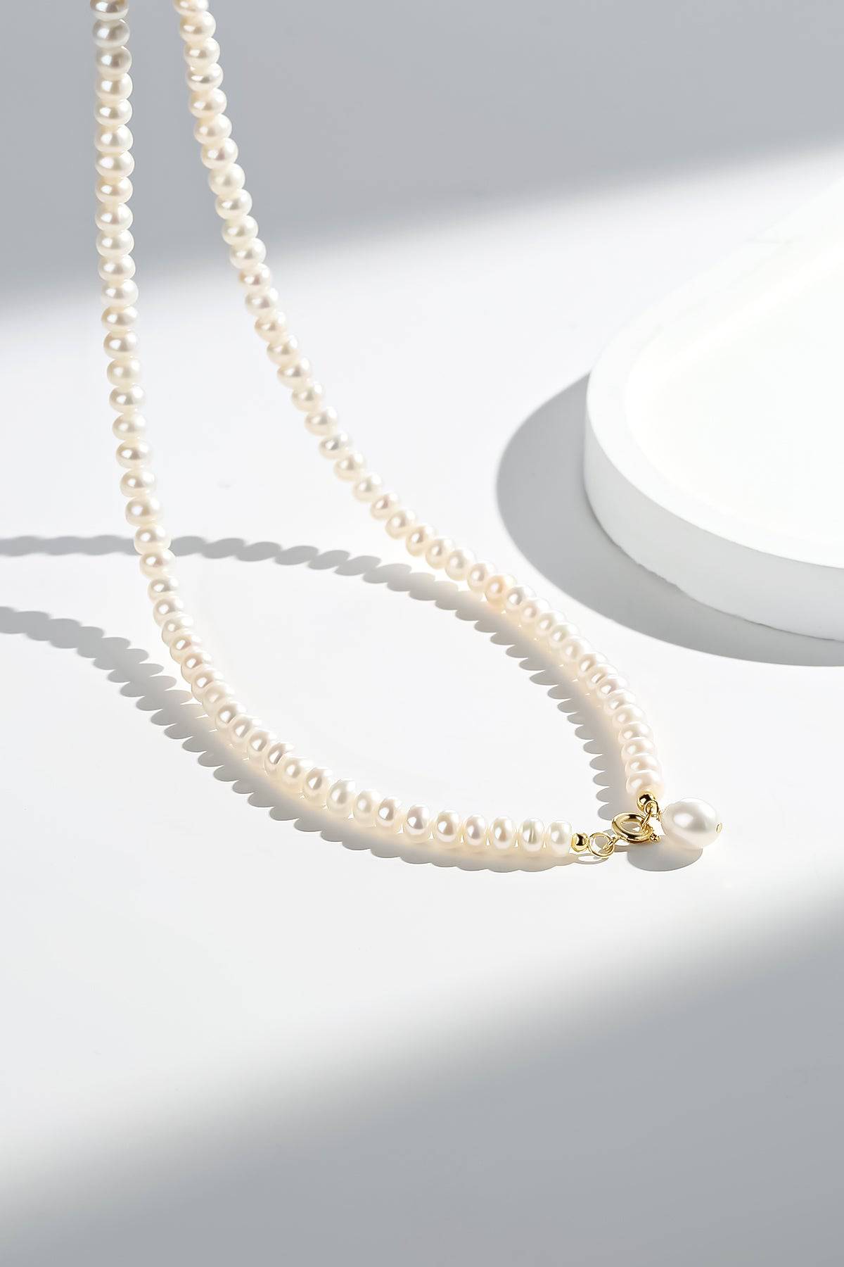 White Rice Freshwater Pearls Necklace (Purchase Individually) | House ...