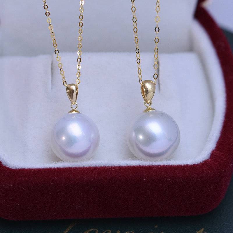 Classic Edison Pearl Pendant Necklace 18K Gold | House Of Pearls