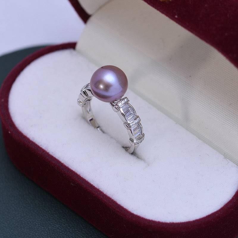 9-10mm Freshwater Pearl & Amanda Ring | House Of Pearls