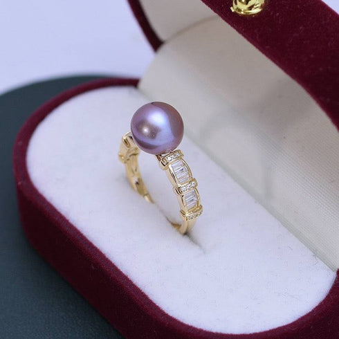 9-10mm Freshwater Pearl & Amanda Ring | House Of Pearls
