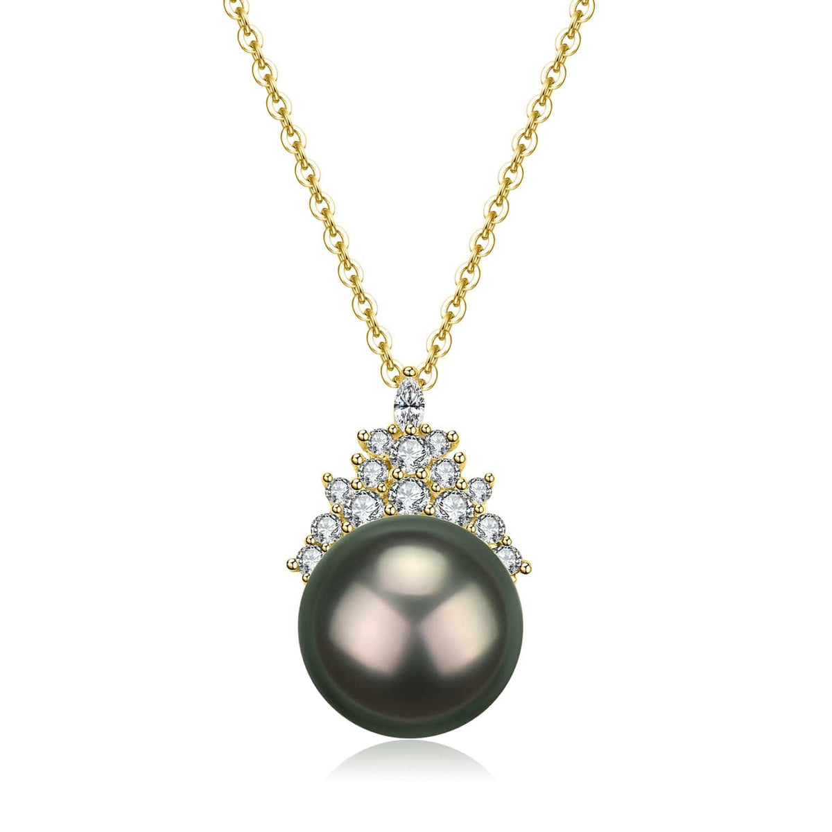 Tahitian Pearl & Queen Pendant Necklace Earrings ( Purchase ...